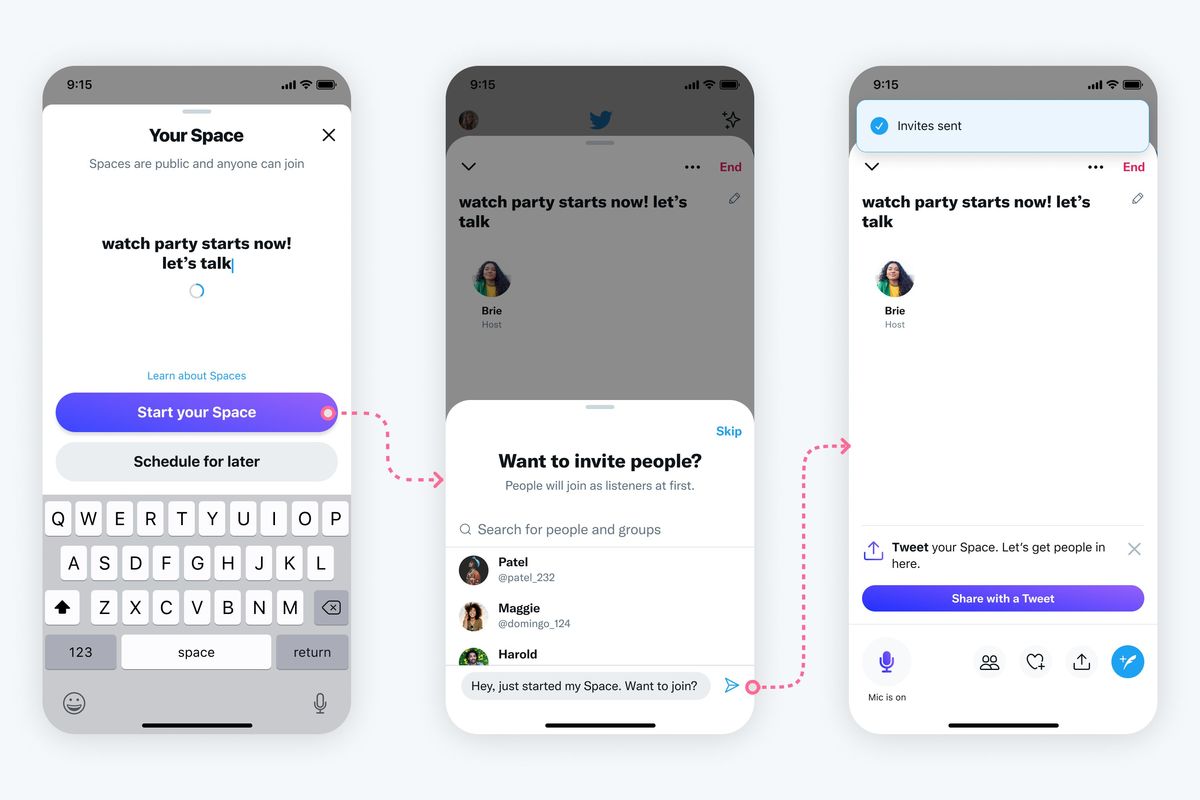 Twitter、スペース開始時にDMでリスナーを招待できる機能が追加 iOSに続きAndroidでも利用可能に | アプリオ