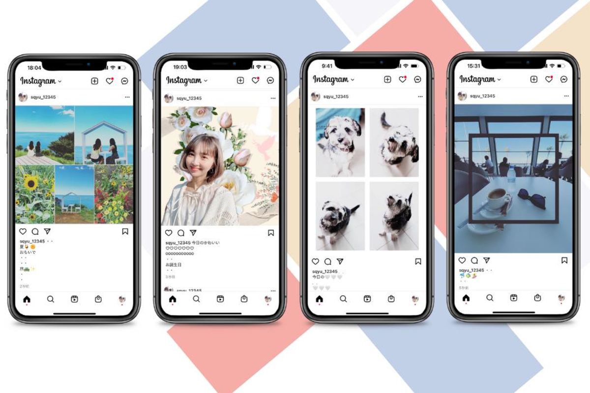インスタでコラージュ投稿を作る方法 おすすめのアプリまとめ | アプリオ