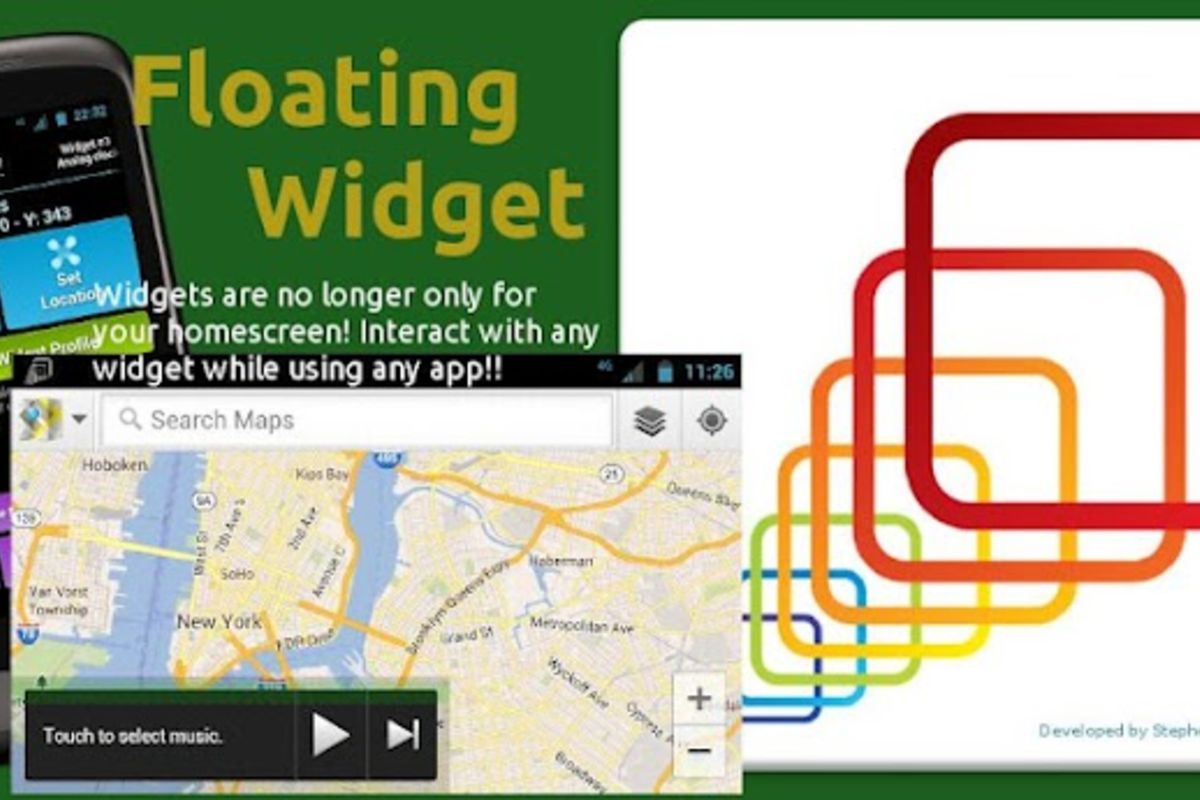 アプリ「Floating Widget」あらゆるウィジェットをオーバーレイ仕様にできるアプリ #Android | アプリオ