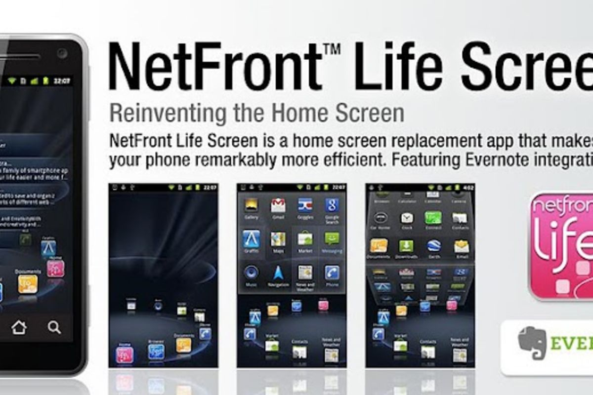 アプリ「NetFront Life Screen」回転するホームアプリ #Android | アプリオ