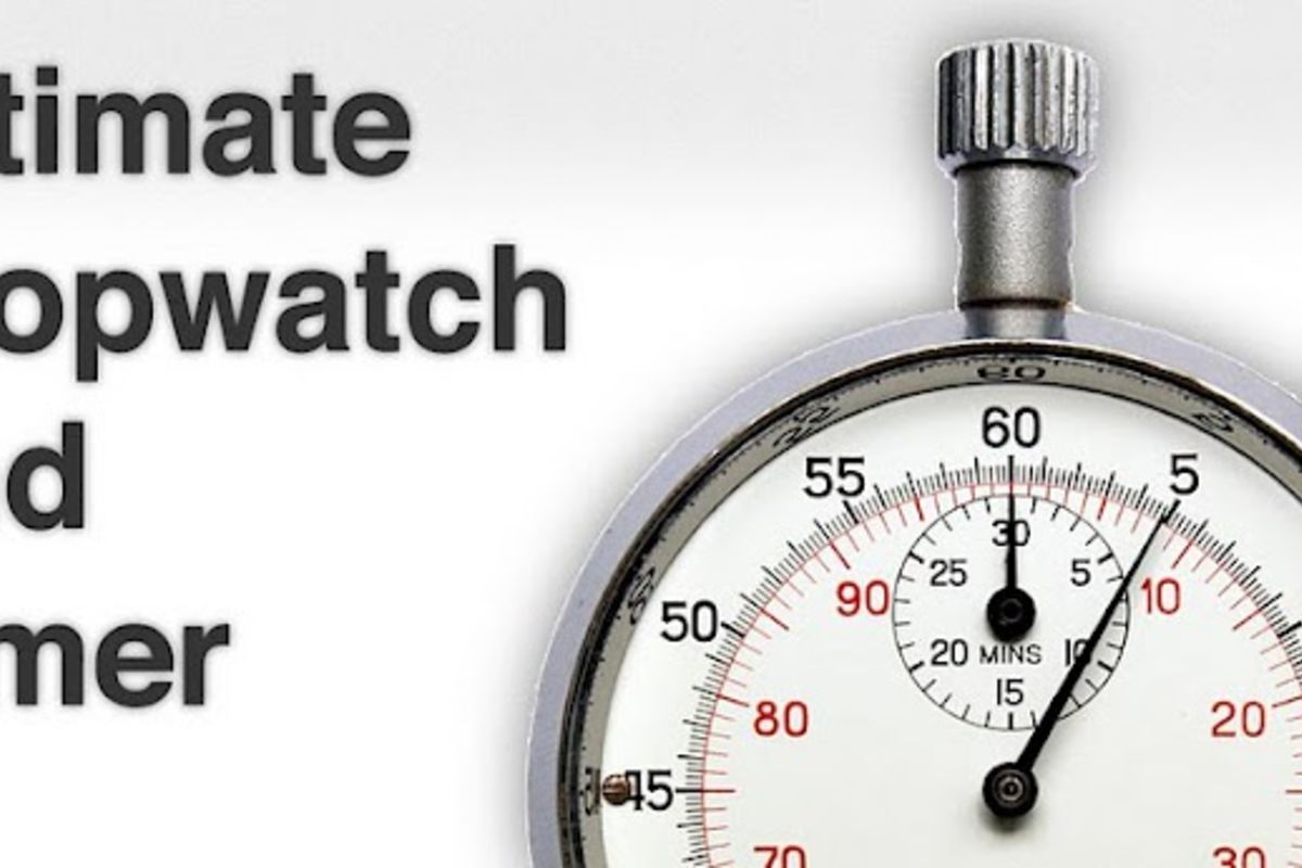 アプリ「Ultimate Stopwatch & Timer」クールで正確なストップウォッチ #Android | アプリオ