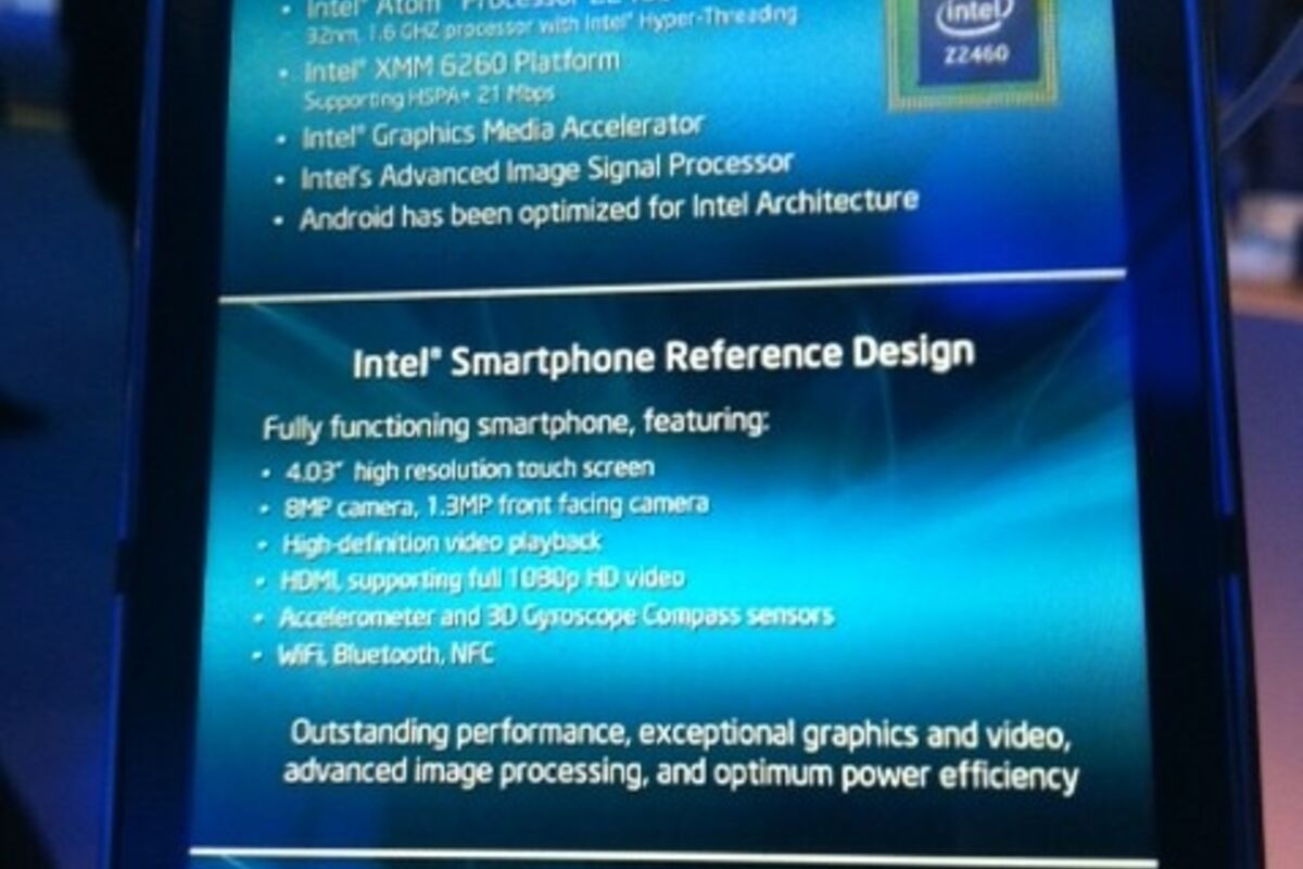 Intel製「Medfield」プロセッサ搭載のAndroidスマホが登場 | アプリオ
