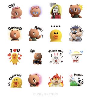 【LINE無料スタンプ】『LINE FRIENDS × NETFLIX』が登場、配布期間は2023年03月15日まで | アプリオ